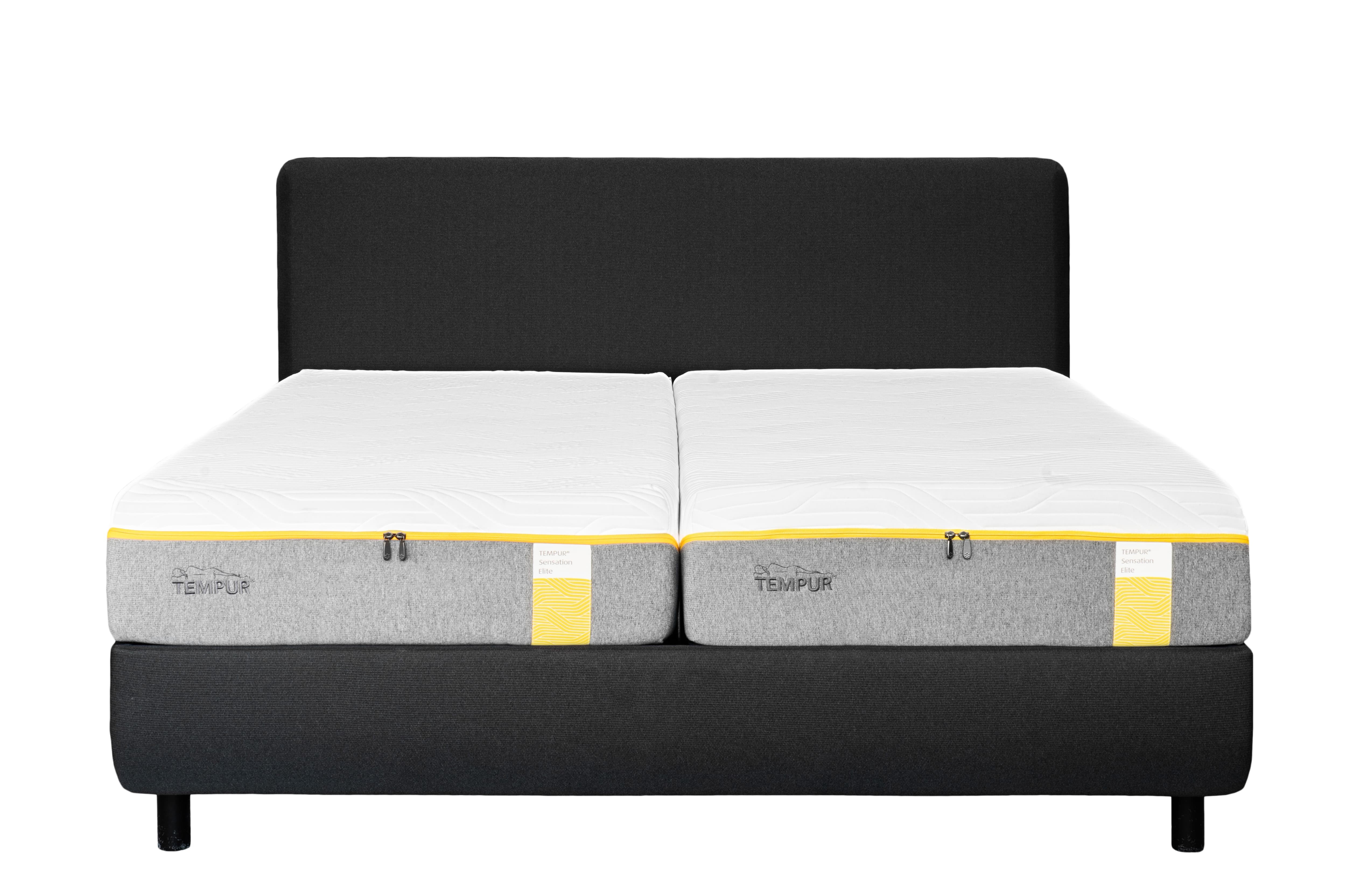 TEMPUR Arc Form Adjustable Slatted Charcoal Grey, 180x200 cm, Matt ...